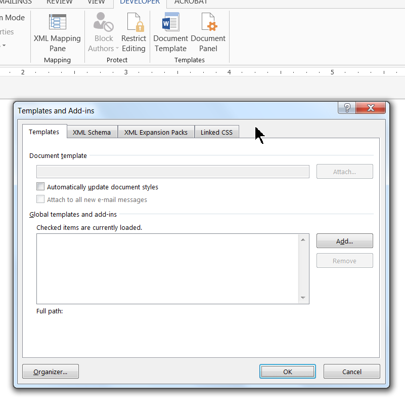 Custom Template Opens to Blank Word Document - Microsoft Q&A