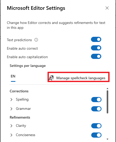 How do I add a new language in editor settings? - Microsoft Q&A