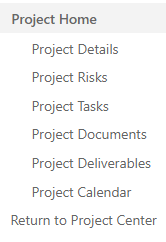 Project Site - Navigation link broken on Project Detail Page ...