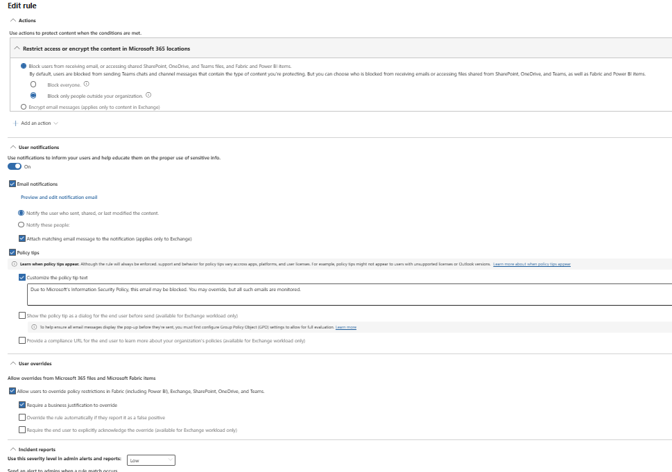 DLP multi language policy tips - Microsoft Q&A