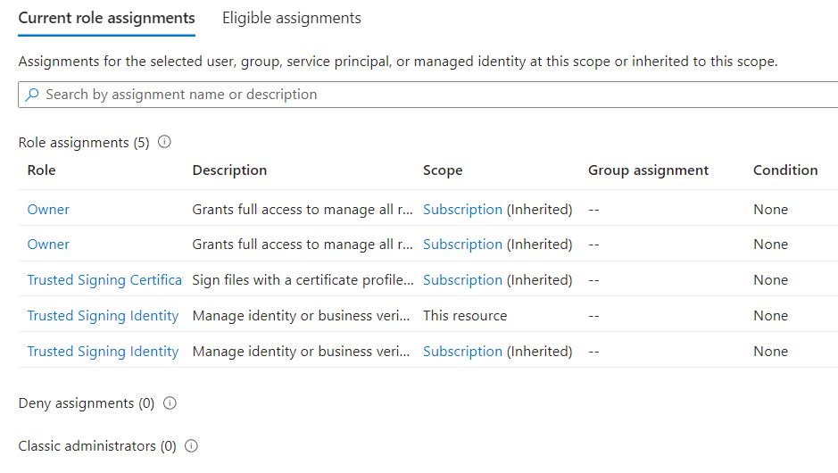 how to set up Identity validations with Trusted Signing Accounts ...