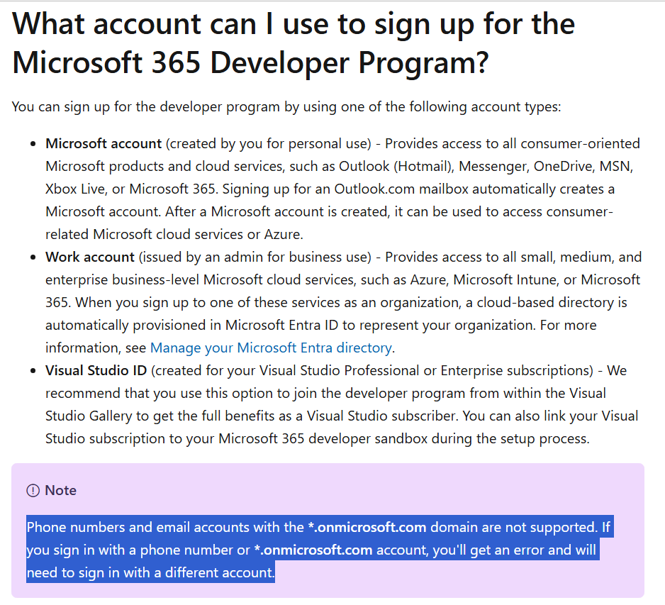 Unable to signup for Microsoft Dev Program - Microsoft Q&A
