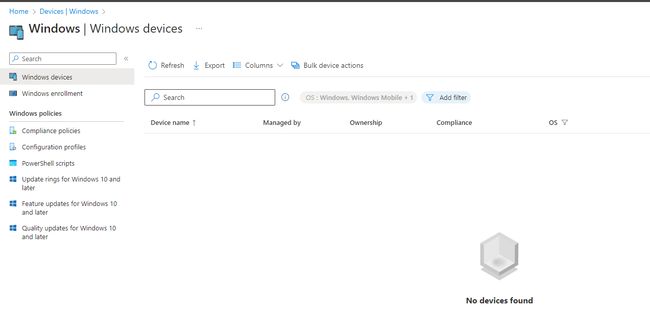 I'm not able to set up pc for user. - Microsoft Q&A
