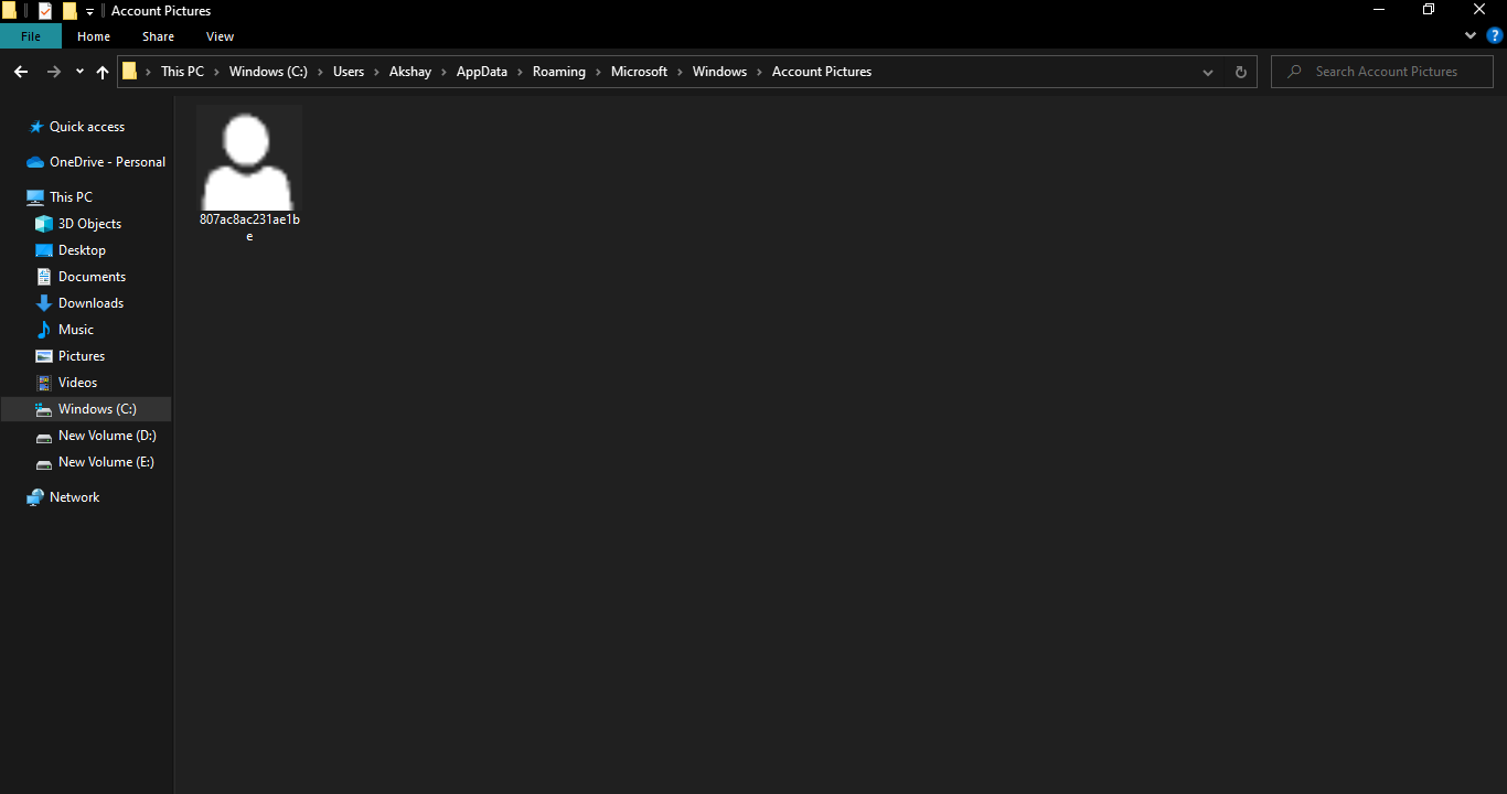 Account picture on lockscreen - Microsoft Q&A