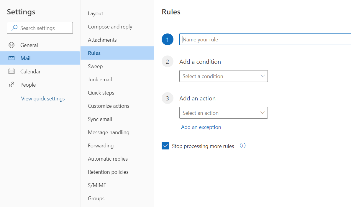 How to set automatic mail sorting in outlook ipad? - Microsoft Q&A