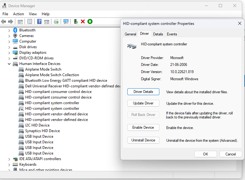 I2C HID Driver Touchpad Failure (I think I solved it) - Microsoft Q&A