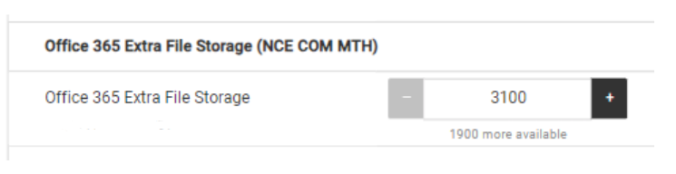 Is there a limit to the amount of additional storage that can be ...