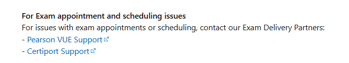 Need to reschedule an exam - Microsoft Q&A