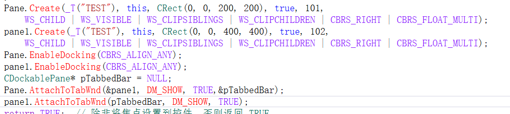 CDockablePane 选项卡式窗格为何只有头部没有窗体部分，怎么实现让它有窗体部分 - Microsoft Q&A