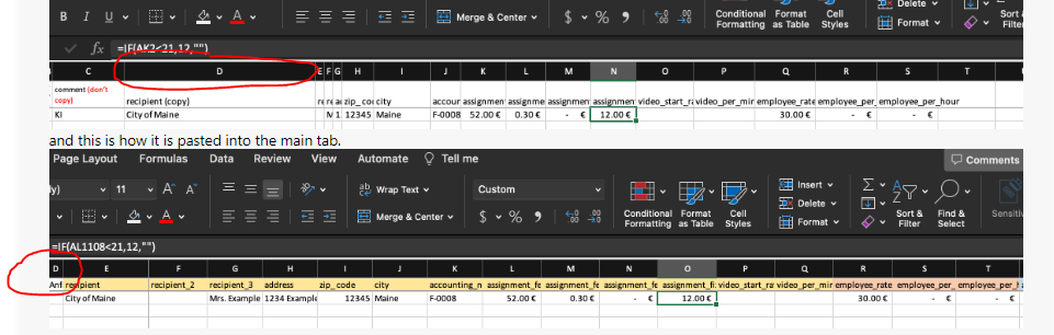 Copy and Paste Formula Error in Excel - Microsoft Q&A