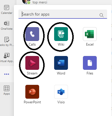 Microsoft teams remove Wiki / Stream / call - Microsoft Q&A