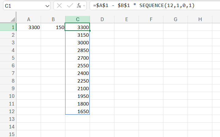 subtract value by date - Microsoft Q&A