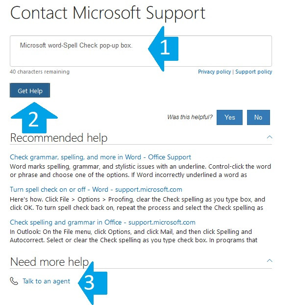 Microsoft word-Spell Check pop-up box. - Microsoft Q&A