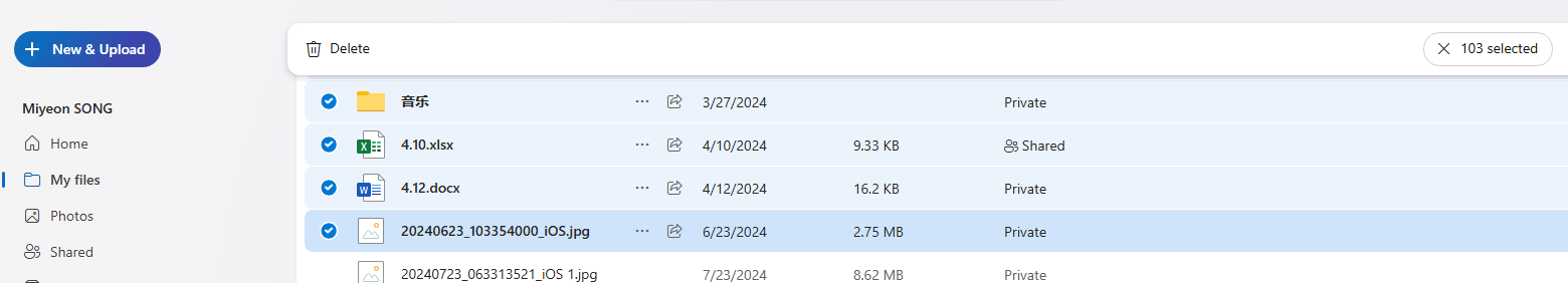 OneDrive in a browser select all select more than 100 items - Microsoft Q&A