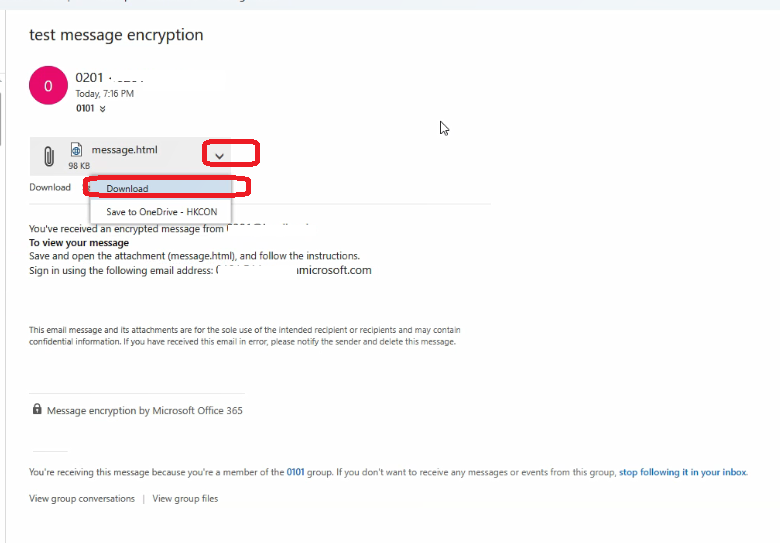 O365 groups and encrypted mail - Microsoft Q&A