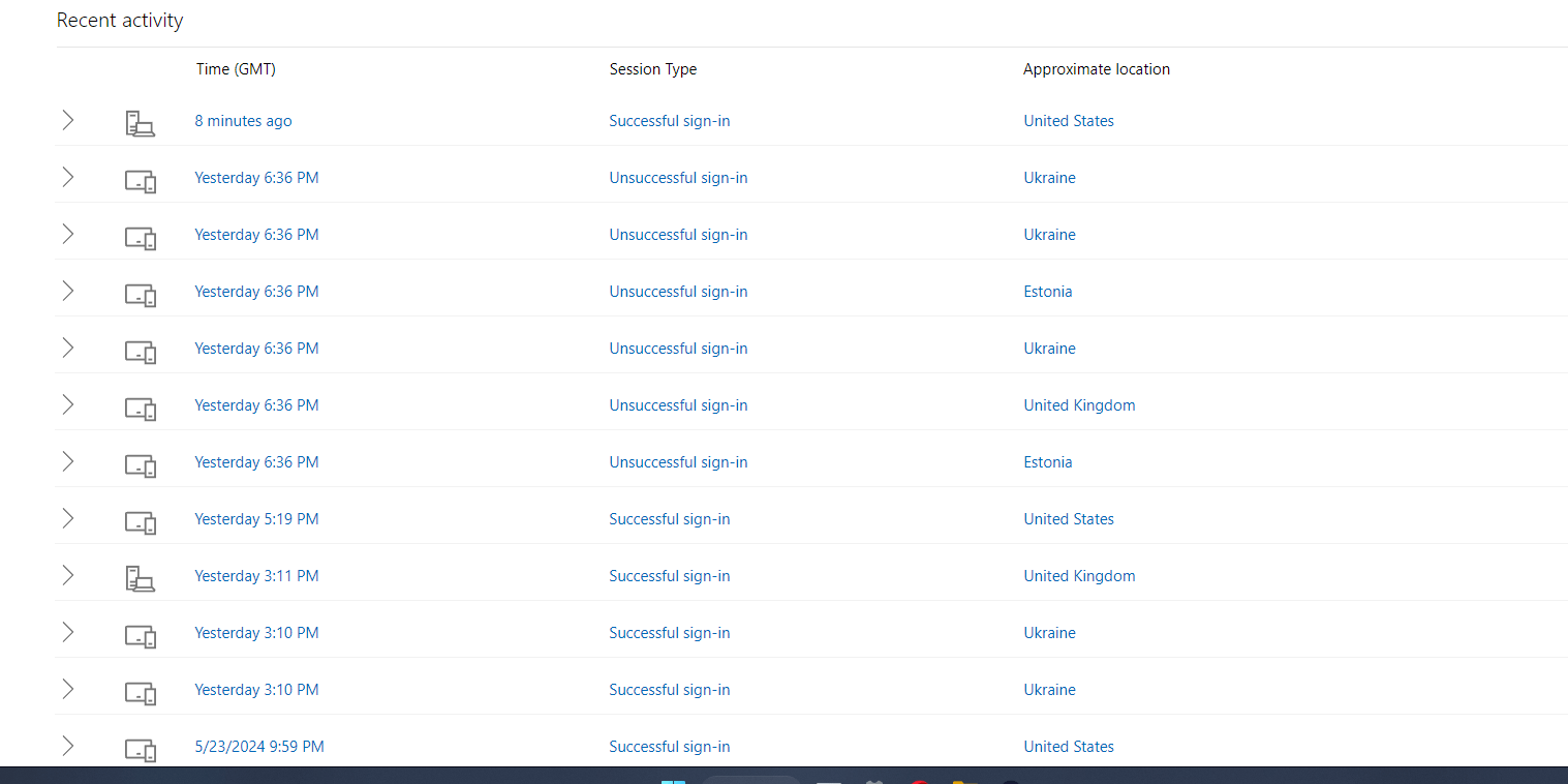 People from all around the world try to hack into my account ...