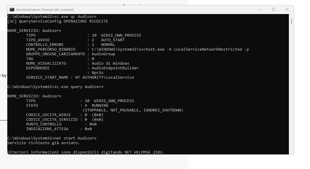 Generic Audio driver detected and missing Windows Audio in services ...