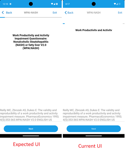 MAUI: UI issue with Label and ProgressBar - Microsoft Q&A
