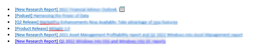 SharePoint links appear with a brighter blue color and grey highlight ...
