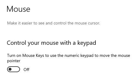 My number pad on my keyboard is making directional moves instead of ...
