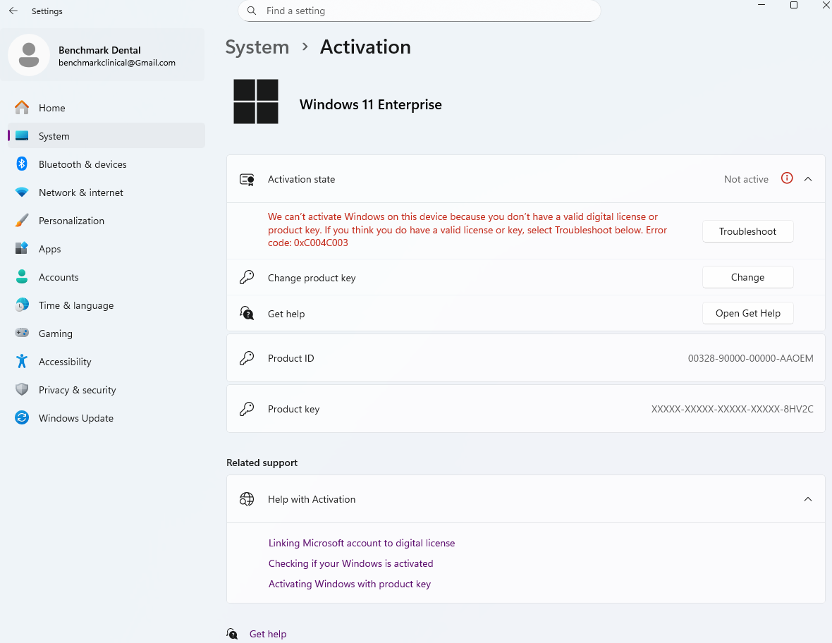 I bought a new computer and purchased a Windows 11 Home to Windows 11 ...