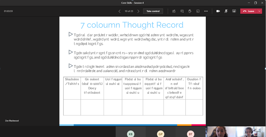 Jumbled letters on Teams power point slides - Microsoft Q&A