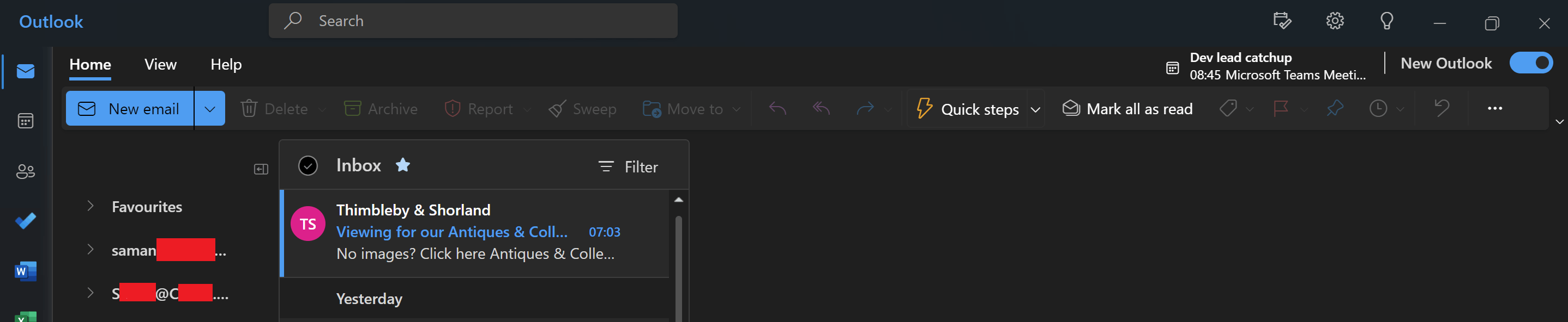 Business Window Outlook App Showing Ads - Microsoft Q&A