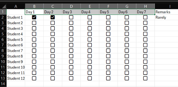 Check boxes, the more ticked a different outcome is shown - Microsoft Q&A