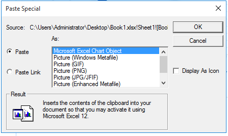 Updating Excel charts within Publisher 2016 - Microsoft Q&A