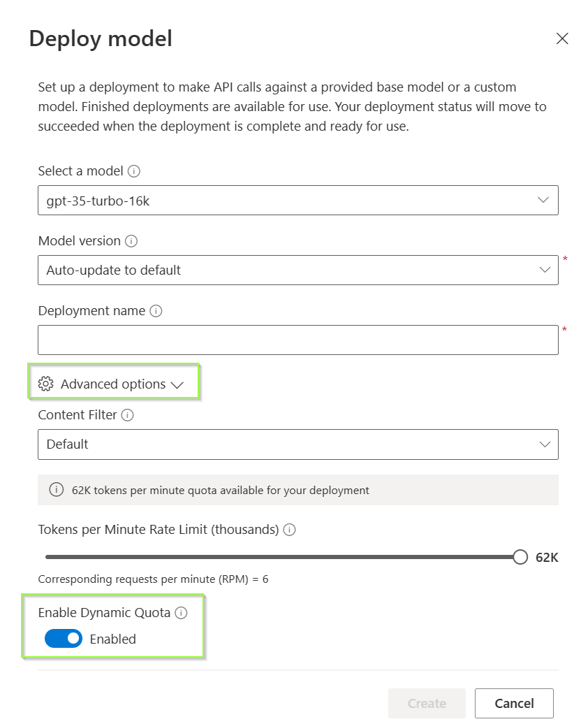 How to Enable Dynamic Quota for Deployments Using Python SDK - Microsoft Q&A