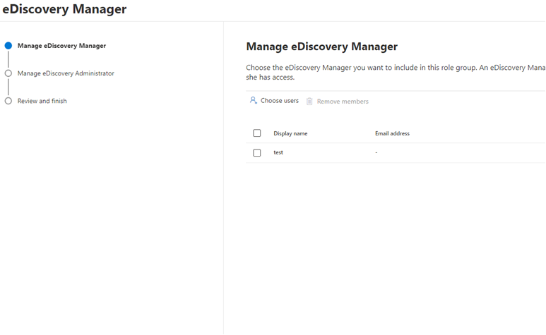 Cannot add eDiscovery Manager using PS. - Microsoft Q&A