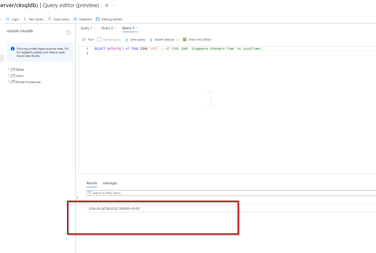 How To Specify A Local Timezone On An Azure Sql Server Microsoft Qanda 