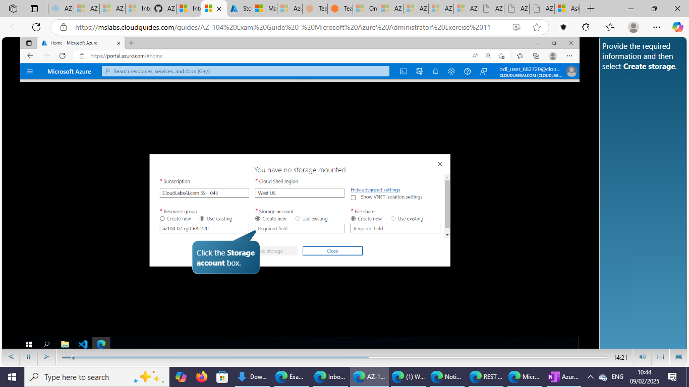Can't see this screen in Azure portal - Microsoft Q&A