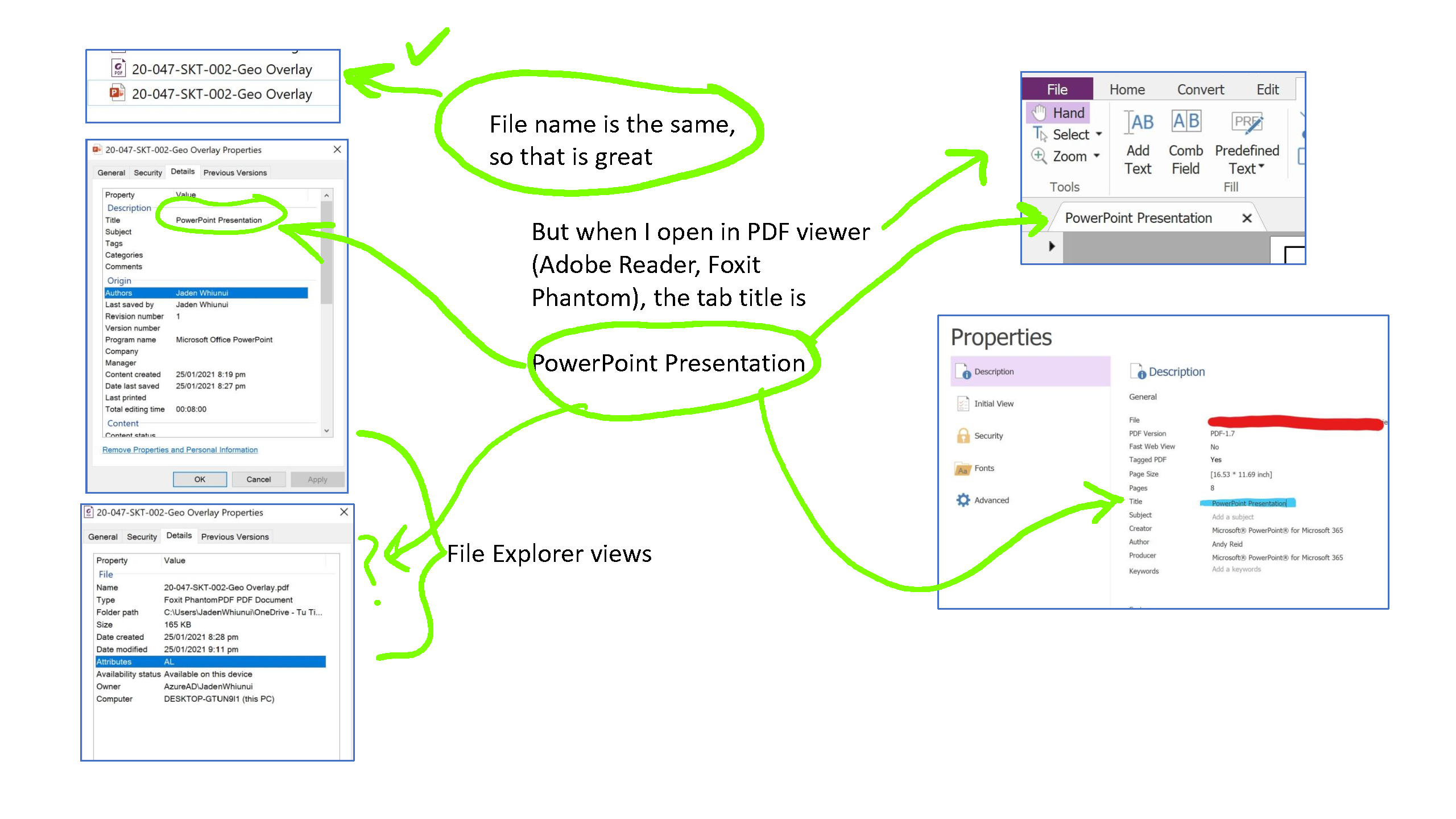 Powerpoint PDF default title - Microsoft Q&A