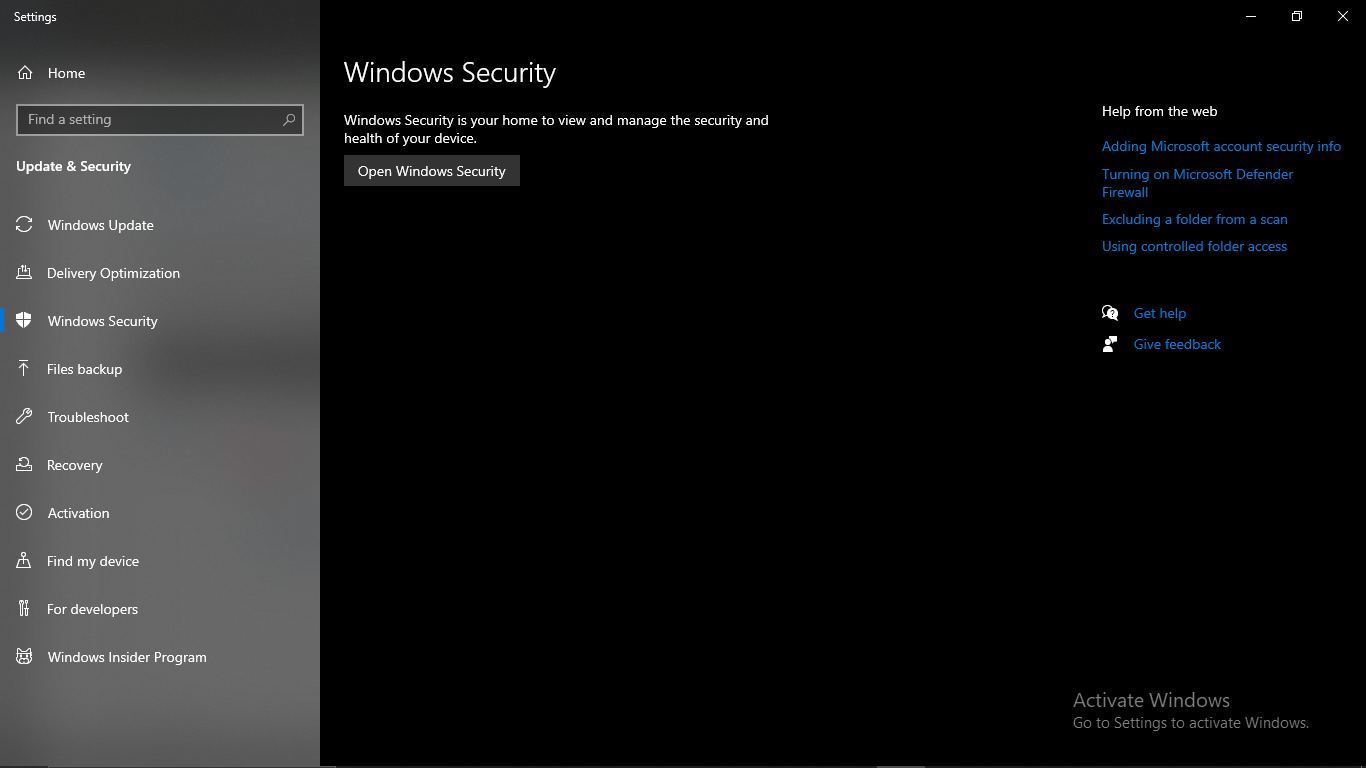 How to reinstall windows security in windows 10 ? - Microsoft Q&A