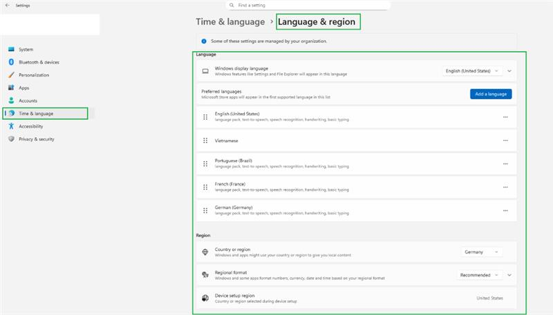 Wie kann ich in Feedback-Feld die Sprache der Korrektur anpassen ...
