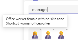 Why does Microsoft Loop only show male images for 'manager' when adding ...