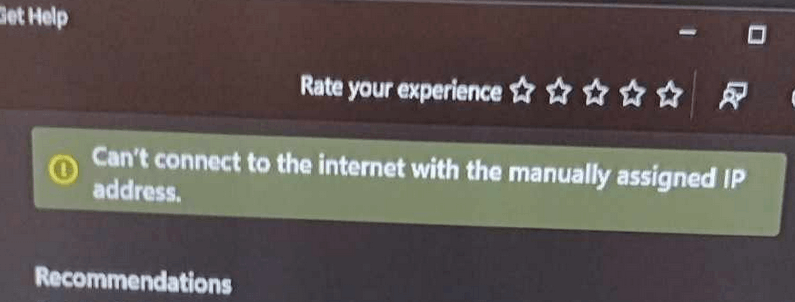 Windows 11 claims a Manual IP when IP is still set to Dynamic ...