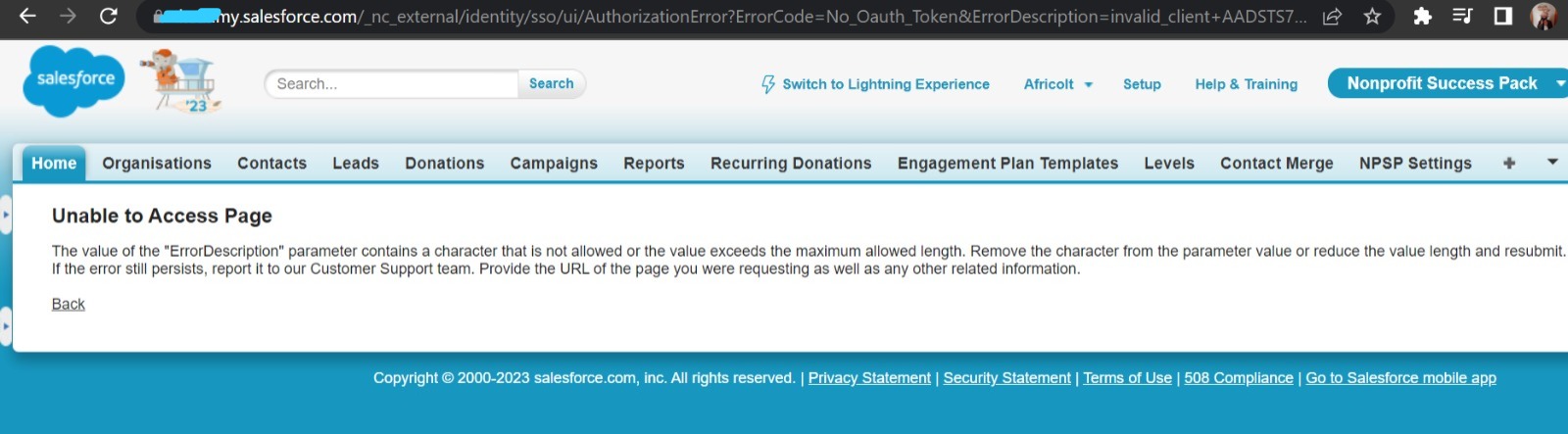 The Reply Url Specified In The Request Does Not Match The Reply Urls Configured For The
