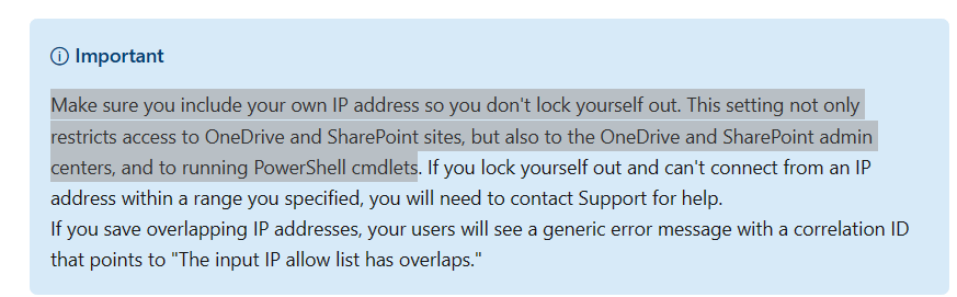 Is There A Way To Specify An Access Control Policy For Accessing The Sharepoint Admin Center To