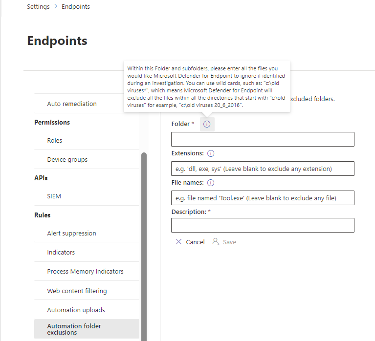 How to add exclusion in M365 defender for Paths and any URL's to ...