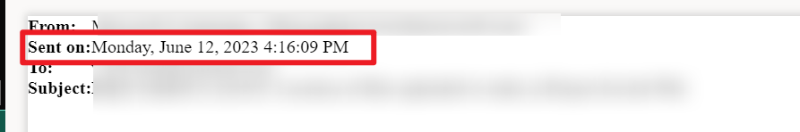 Moving outlook emails to sharepoint shows them with the wrong timestamp ...
