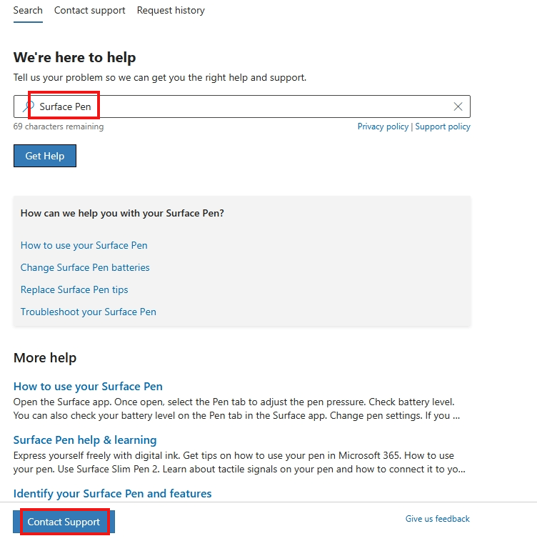 Surface Pen not working - Microsoft Q&A