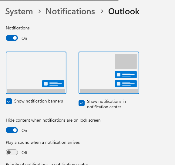 Not getting some calendar and email notifications from Outlook ...