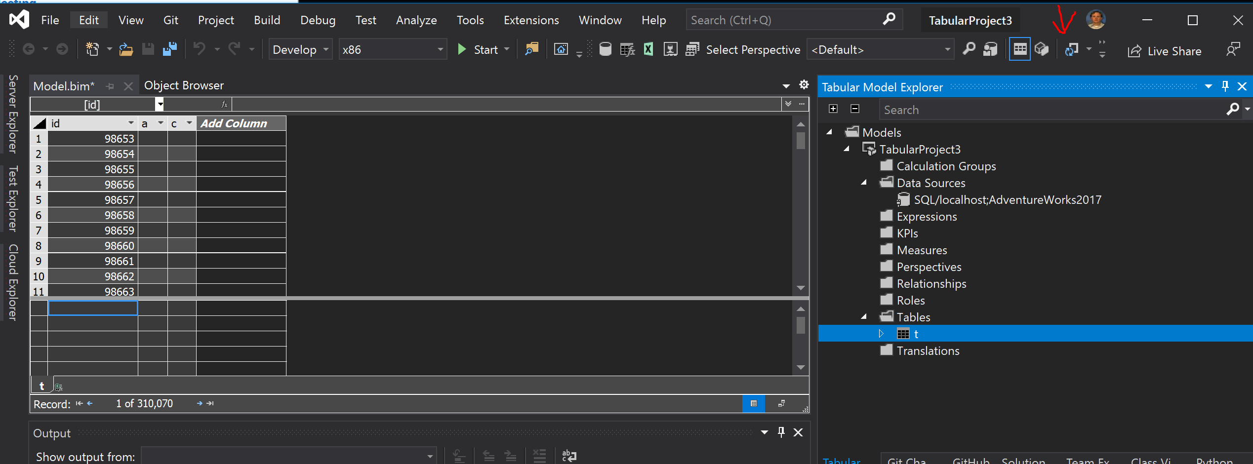 Problem With Adding New Db Source Column To Existing Table In Existing Ssas Model Microsoft Qanda 1250