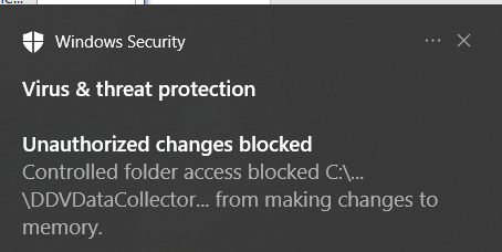 Windows Defender blocking app on Exception list - Microsoft Q&A