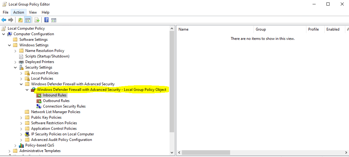 Windows firewall server 2016 secpol or OS FW - Microsoft Q&A