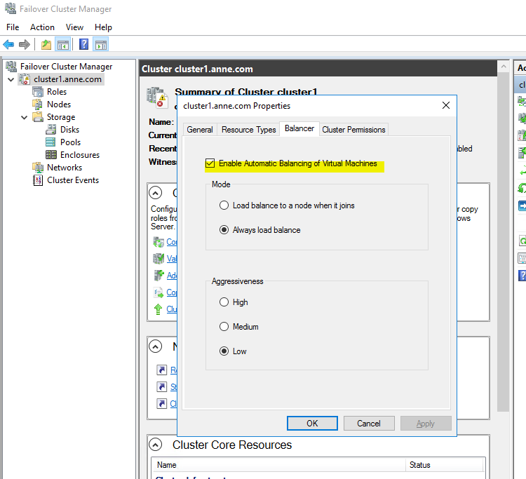 Failover Cluster Hyper-v VM roles live migrating to one Node ...