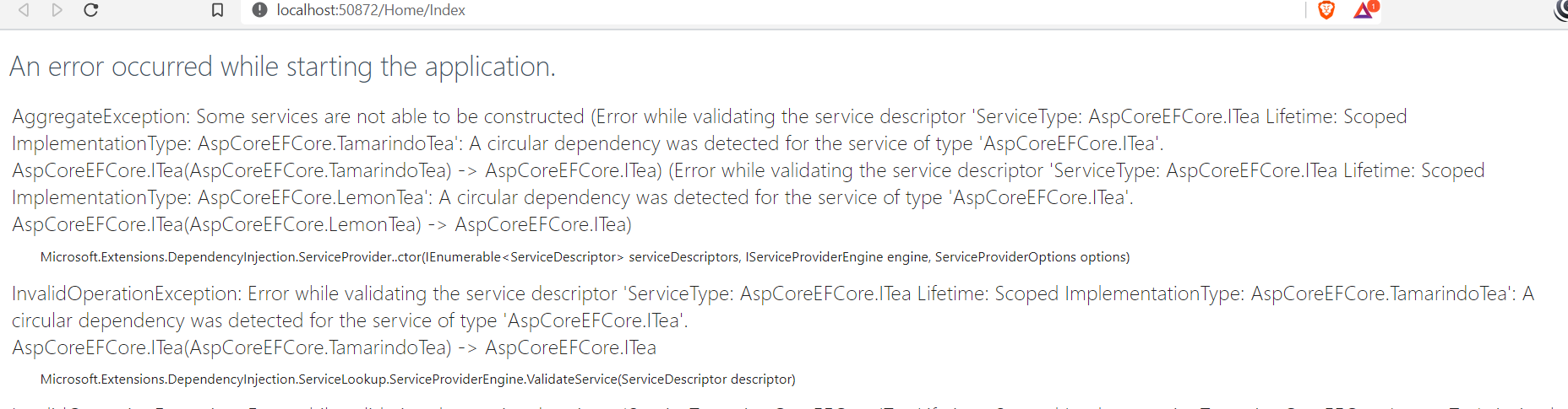 Code Behavior explanation in dependency aspnet core - Microsoft Q&A Code Behavior explanation in dependency aspnet core - Microsoft Q&A