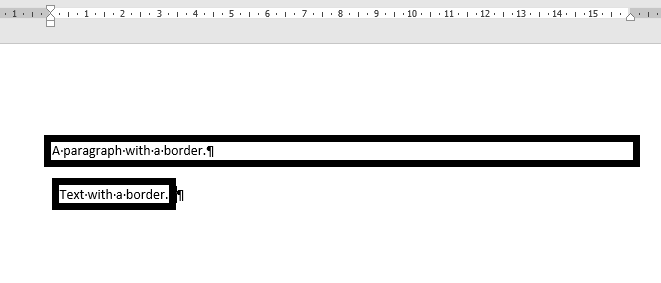 Paragraph border spacing - Microsoft Q&A